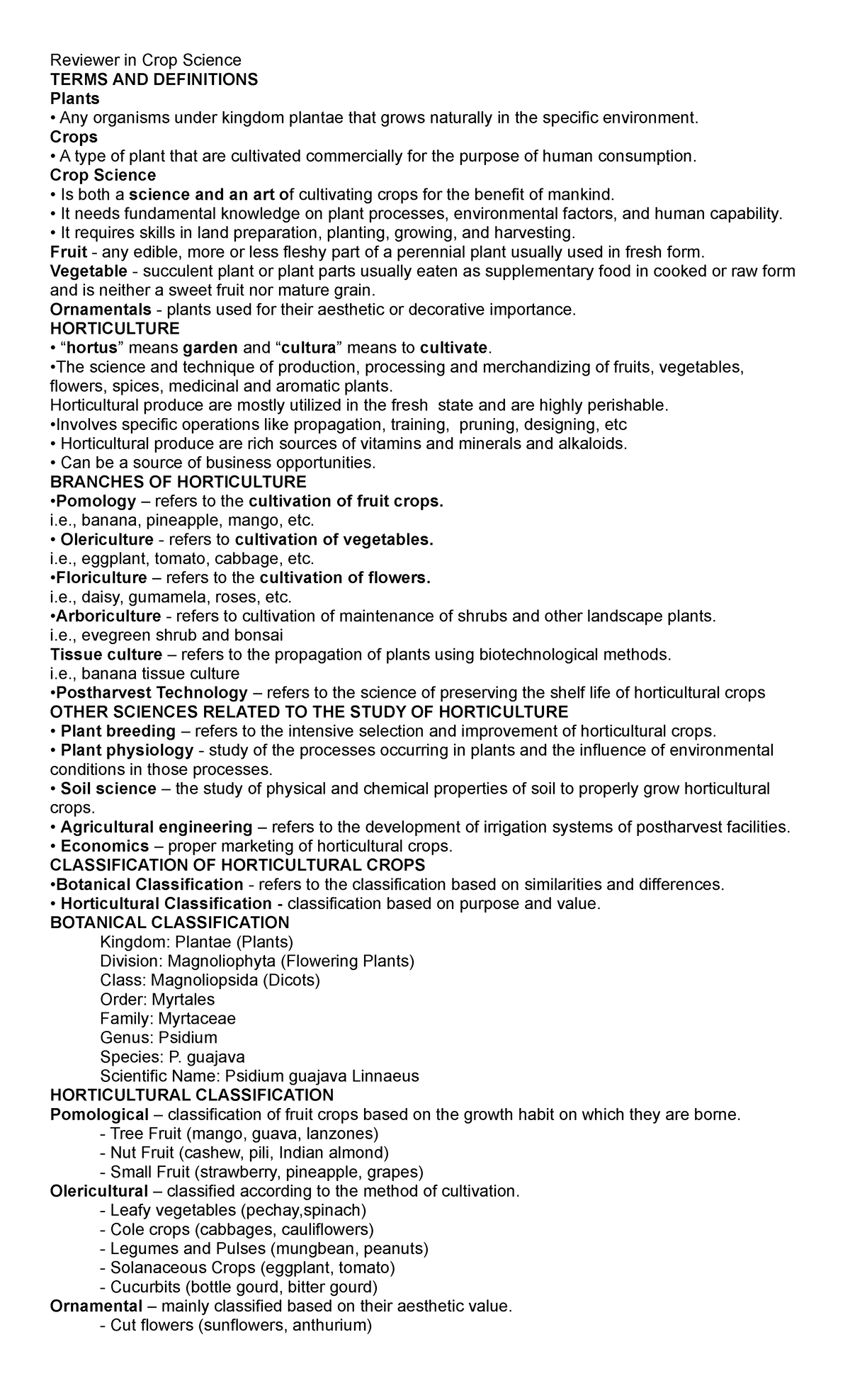 Crop sci reviewer - Reviewer in Crop Science TERMS AND DEFINITIONS ...