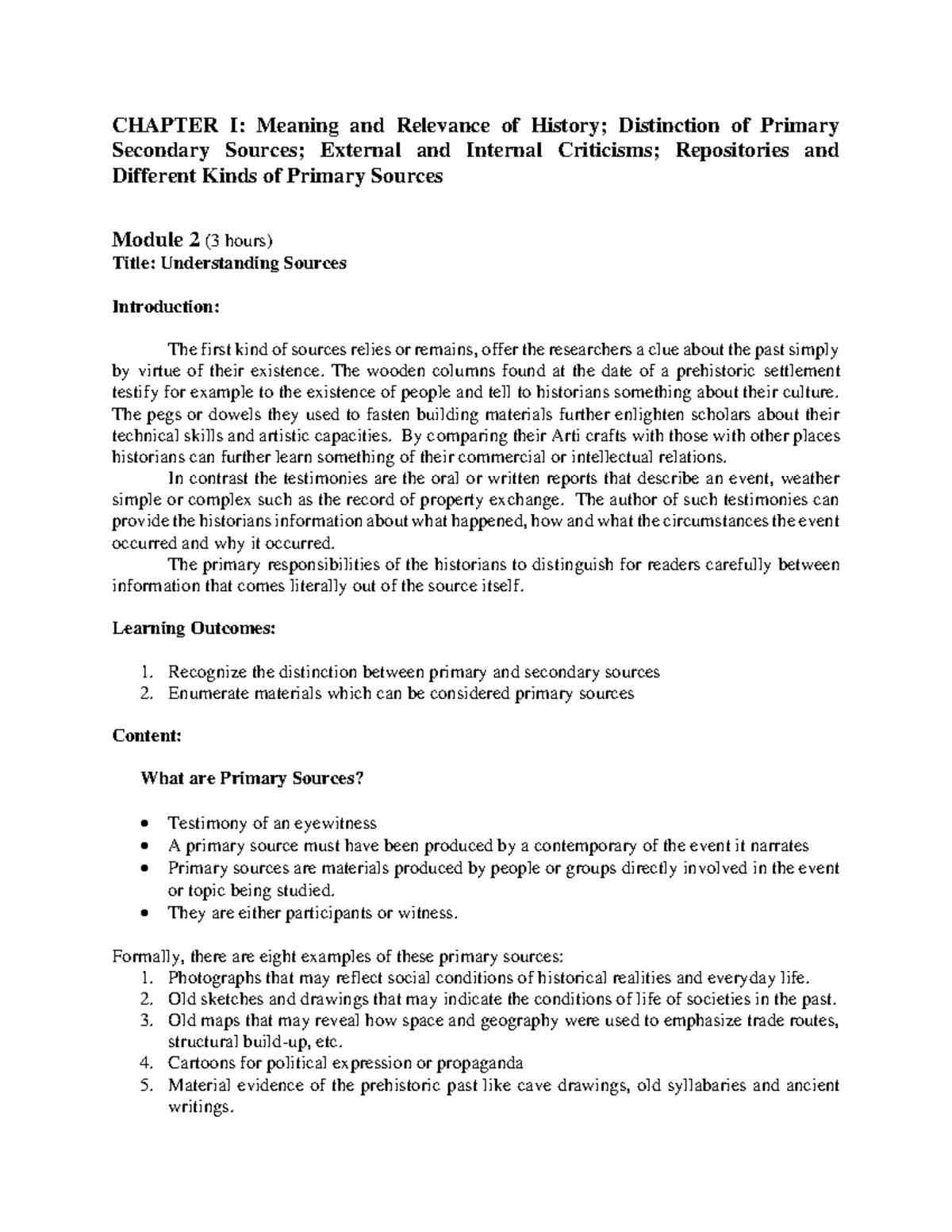 Chapter 1 Module 2 - Lecture notes 2 - CHAPTER I: Meaning and Relevance ...