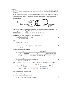 Pt1 Sample Exam - Heat transfer fall2022 - 1 MECE 4364 Heat Transfer ...
