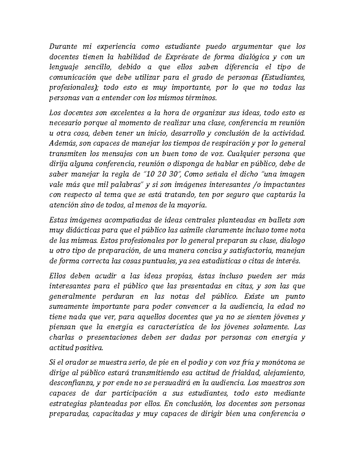 Examen DE LA Unidad 2 - xcccc - Durante mi experiencia como estudiante ...