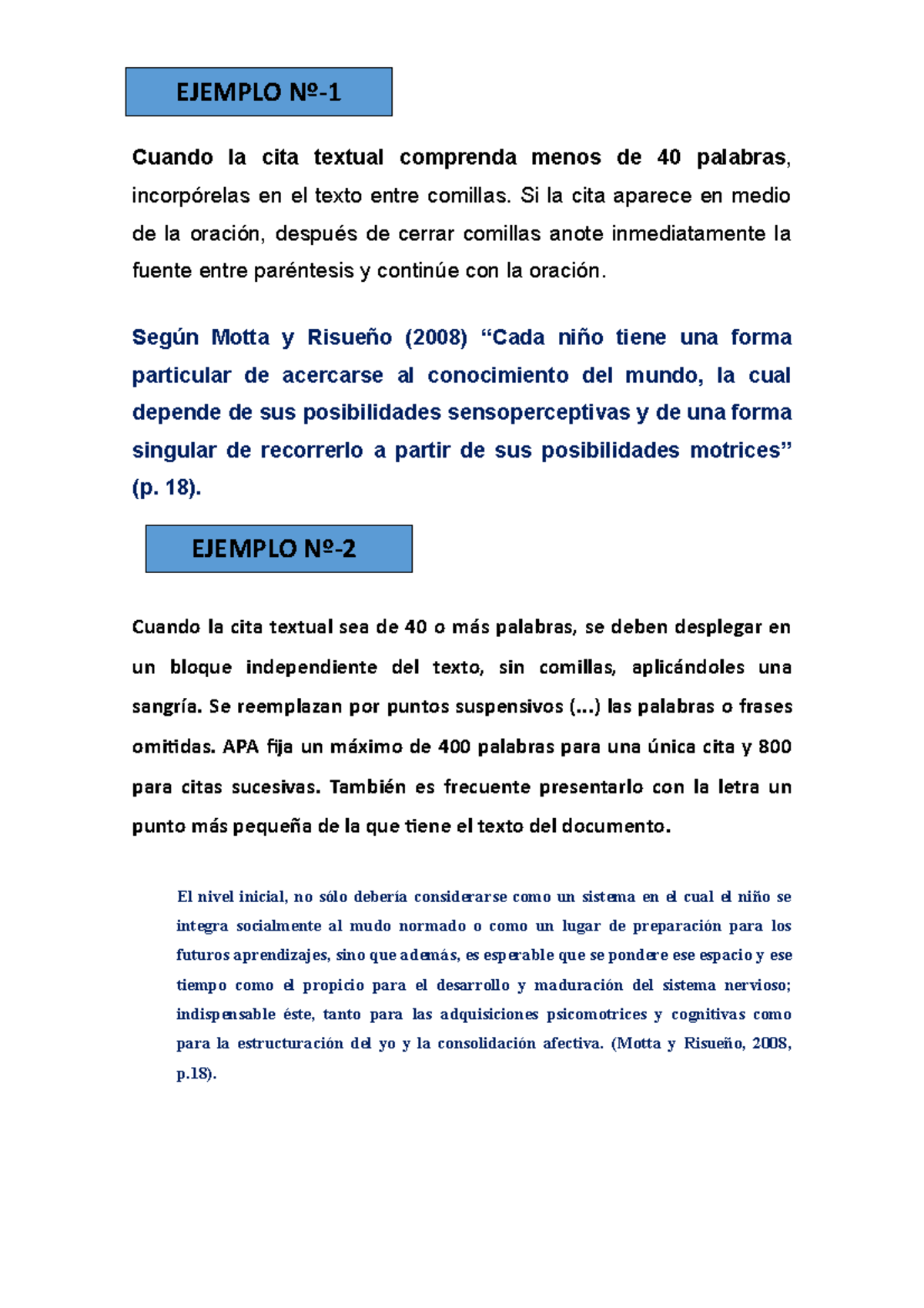 Ejemplos de cómo citar de otros autores - Cuando la cita textual ...