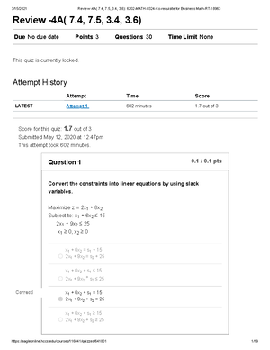 [Solved] Solve the equation 72x 3x 1 - Co-requisite for Bus. and ...