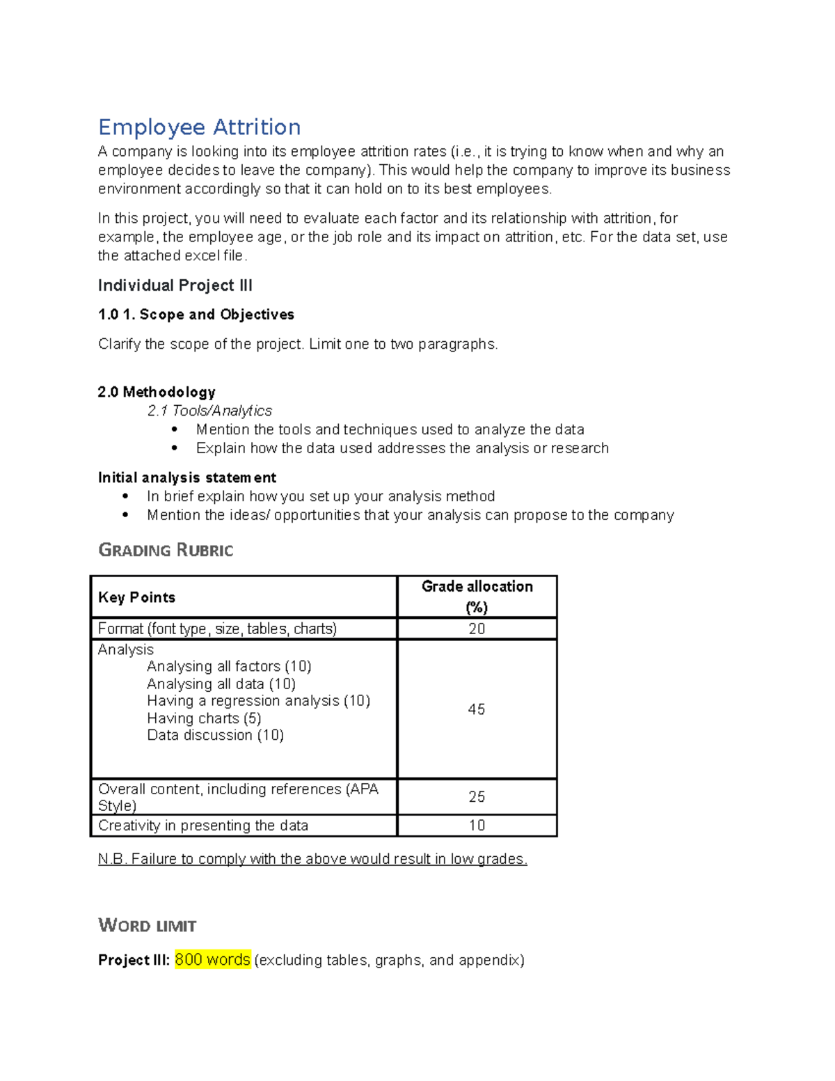 Employee Attrition - , it is trying to know when and why an employee ...