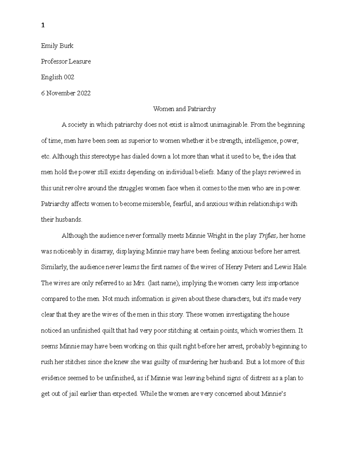 Scene Study 3 - Detailed essay, reading, and analysis based on the ...