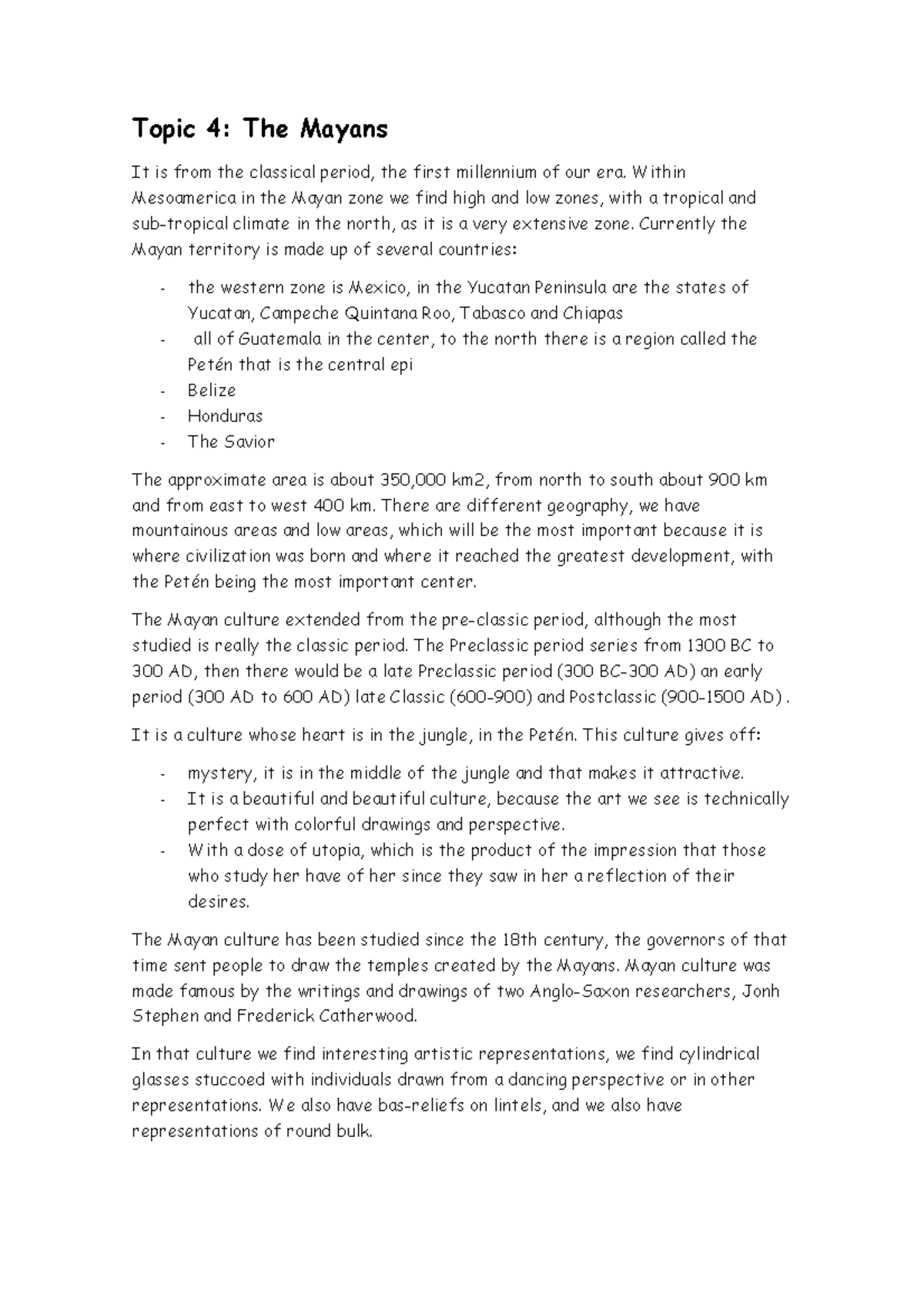 Lesson 4 - Lecture notes unit 4 about World History. There are notes ...