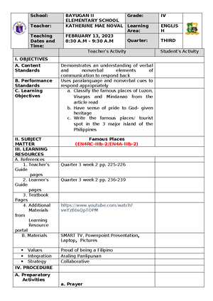 4AS FIL 4 PANG ABAY - Detailed Lesson Plan - Republic of the ...