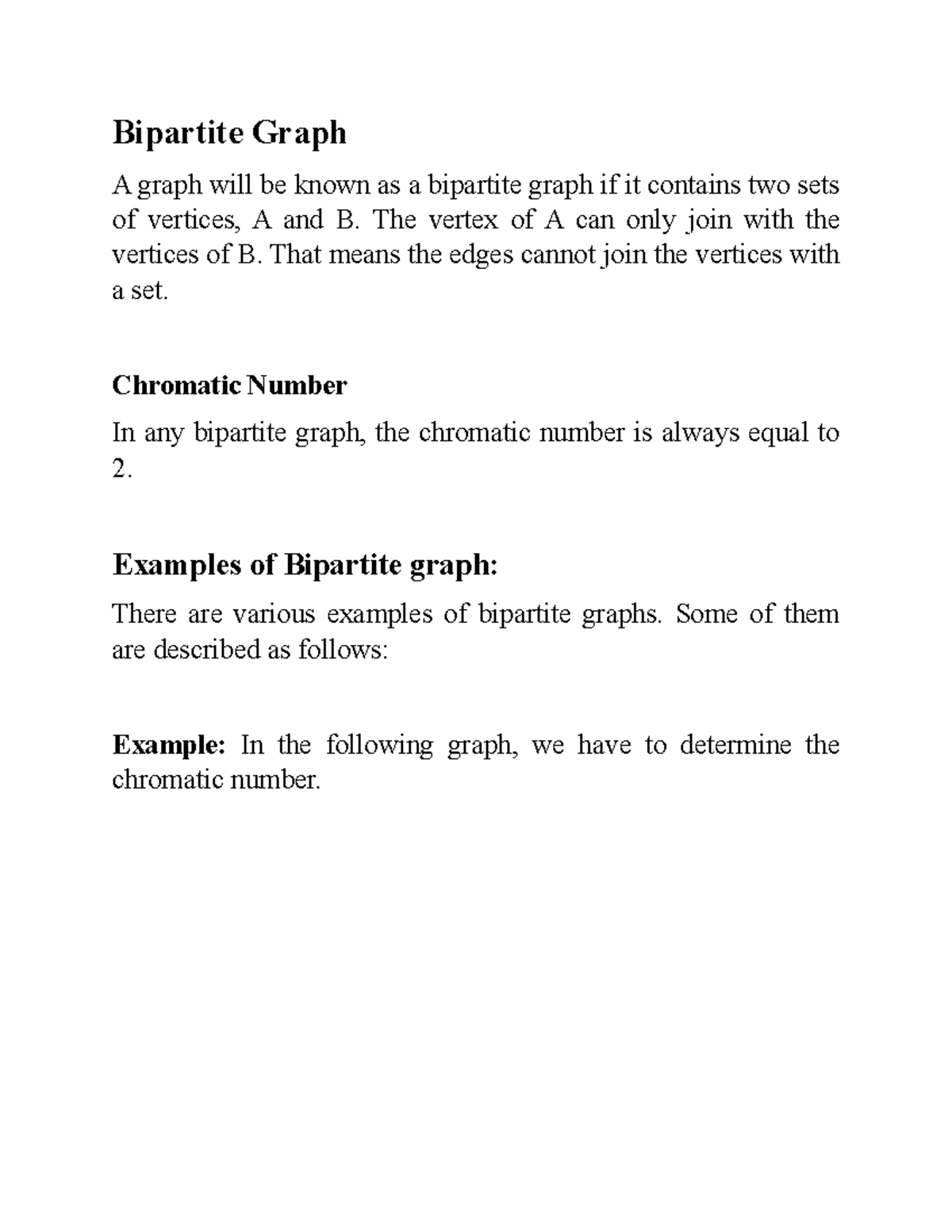 Proof By Contradiction and Graph Theory In Coloring - Bipartite Graph A ...
