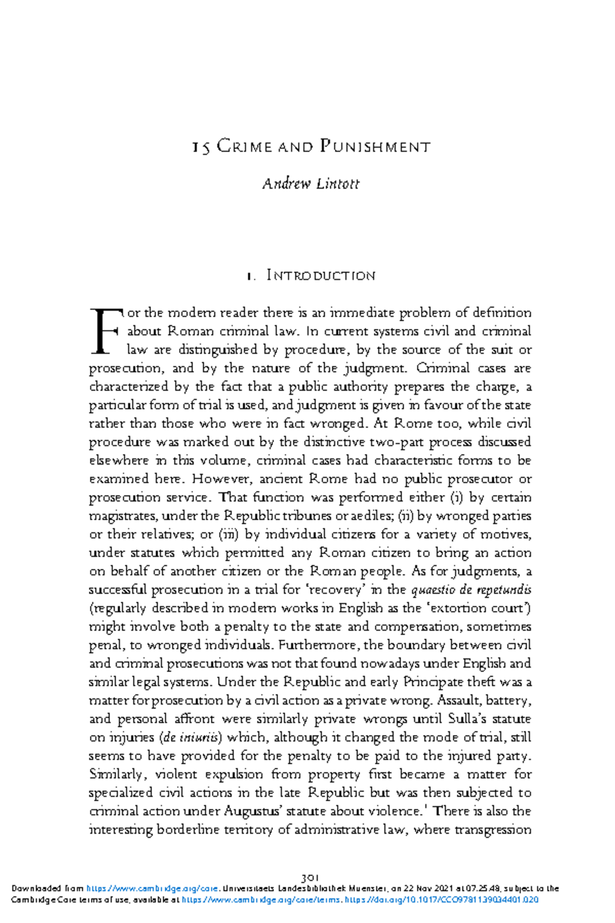 15-Lintott- crime and punishment - 15 CRIME AND PUNISHMENT Andrew ...
