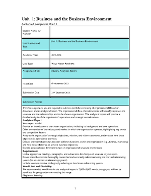 Bsbmkg 502 Student Assessment-Restricted - STUDENT ASSESSMENT BOOKLET ...