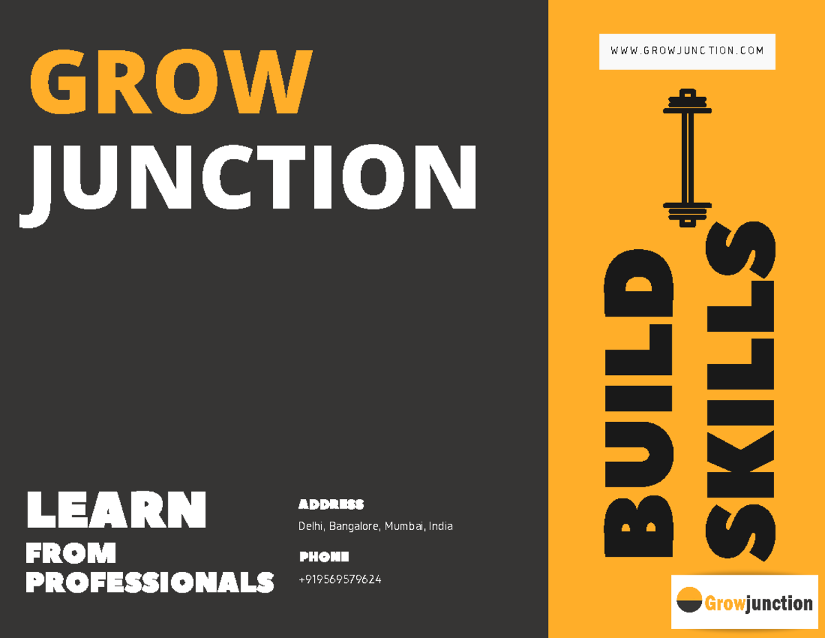 Grow Junction Brochure for Finance Program - GROW JUNCTION BUILDSKILLS ...