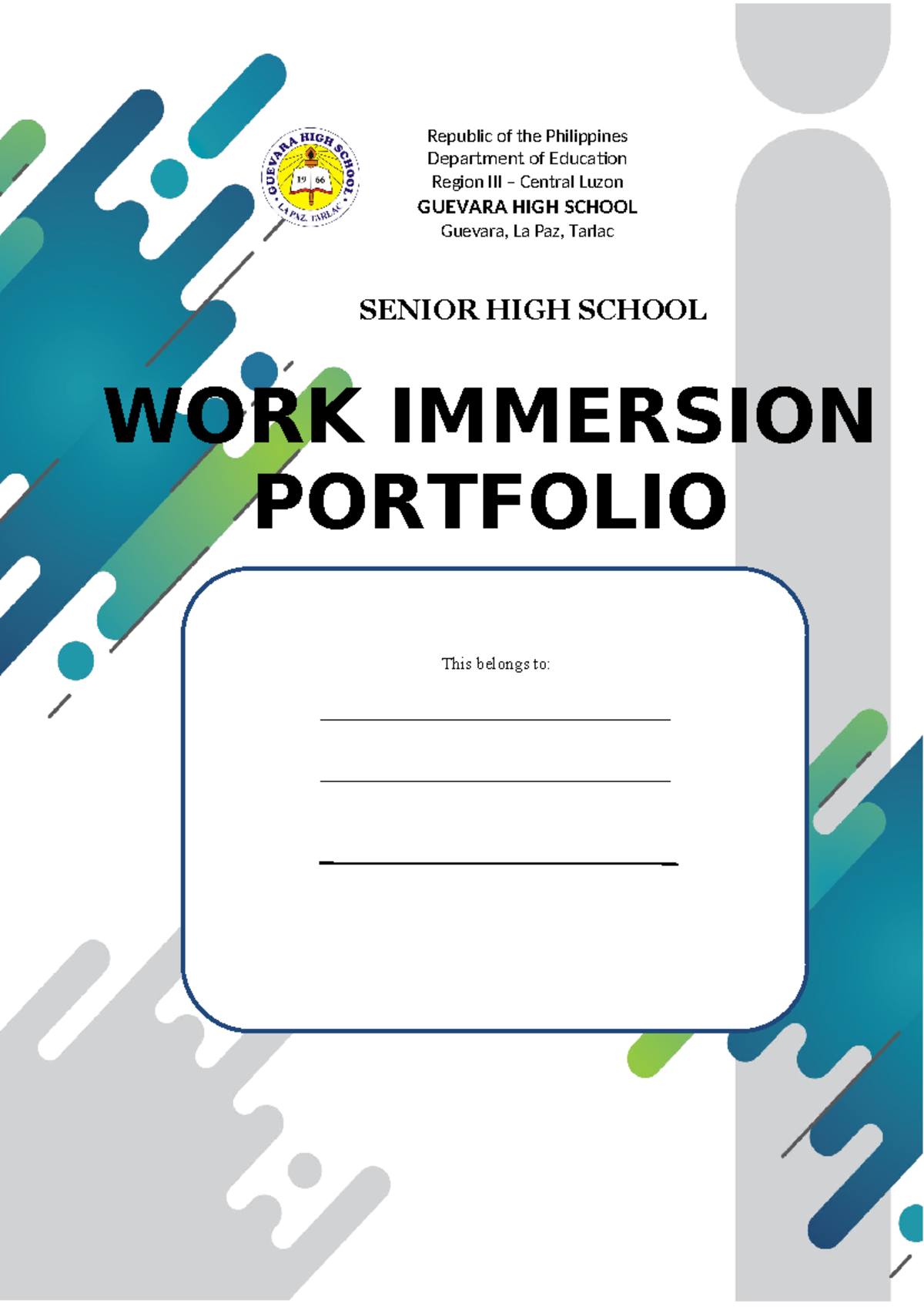 Work-Immersion-Portfolio - WORK IMMERSION PORTFOLIO This belongs to ...