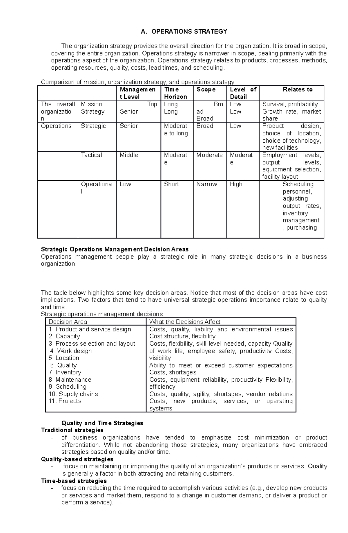 Operations Strategy A OPERATIONS STRATEGY The Organization Strategy operations-strategy-a-operations-strategy-the-organization-strategy