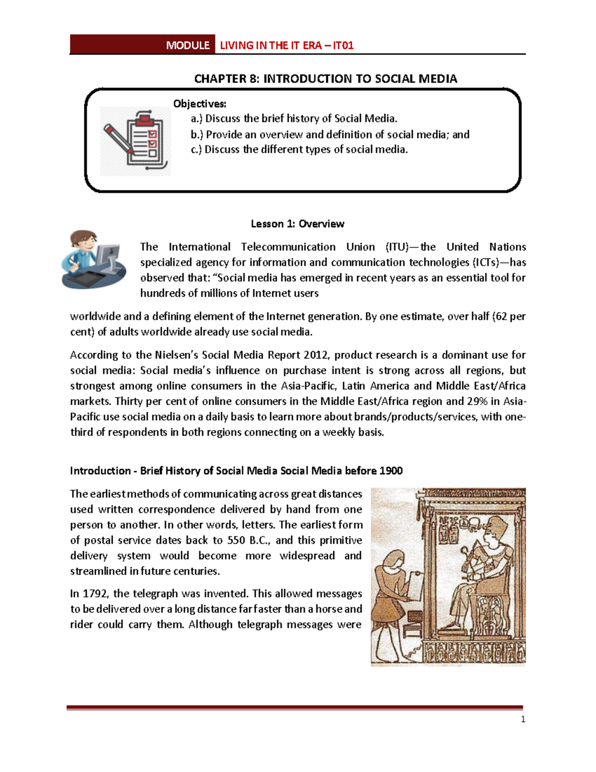 IT01 Chapter 8 - Pls like or heart thankyou - CHAPTER 8: INTRODUCTION ...