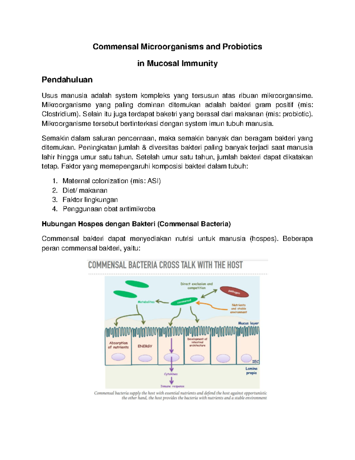 9. Commensal Microorganisms and Probiotics in Mucosal Immunity ...