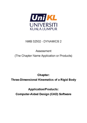 Dynamics - Assignments - Dynamics 2 - Studocu