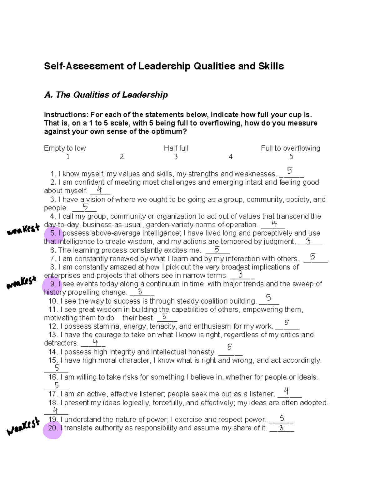 Self-Assessment 2 - HROB2010 DE self-assessment 2 for final PLP project ...