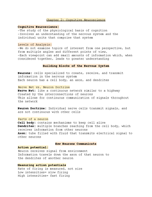 Chapter 8 Textbook - Memory - Chapter 8 Textbook Autobiographical ...