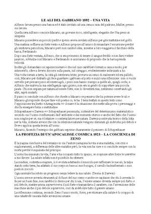 Riassunti testi D'annunzio - UN RITRATTO ALLO SPECCHIO: ANDREA SPERELLI ...