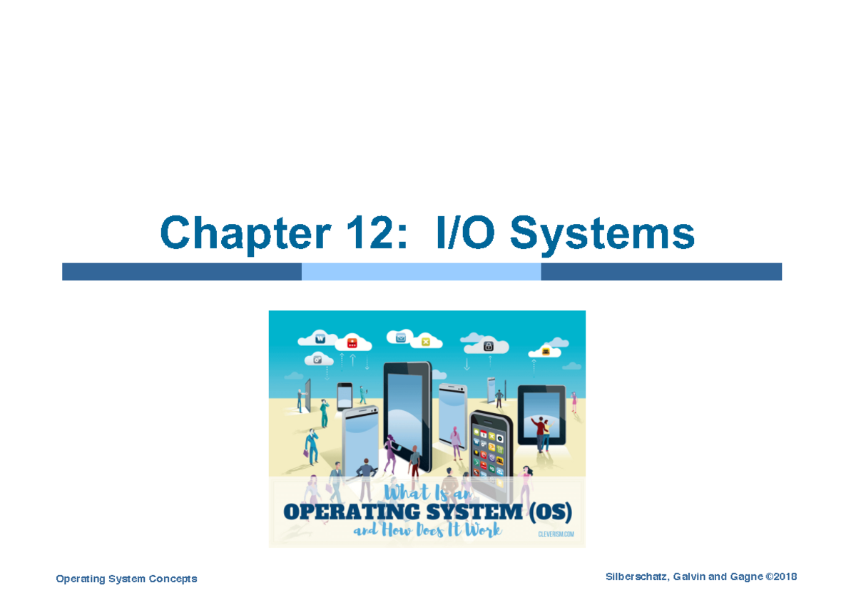 Chuong 1 operating system - Operating System Concepts Silberschatz ...