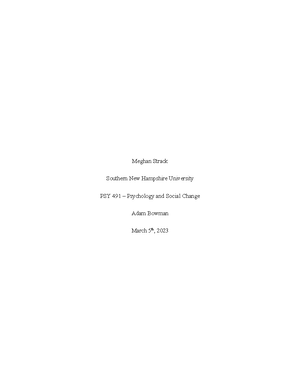 Psy 491 Module Three Journal Activity (1) - Veronica Munoz Module Three ...