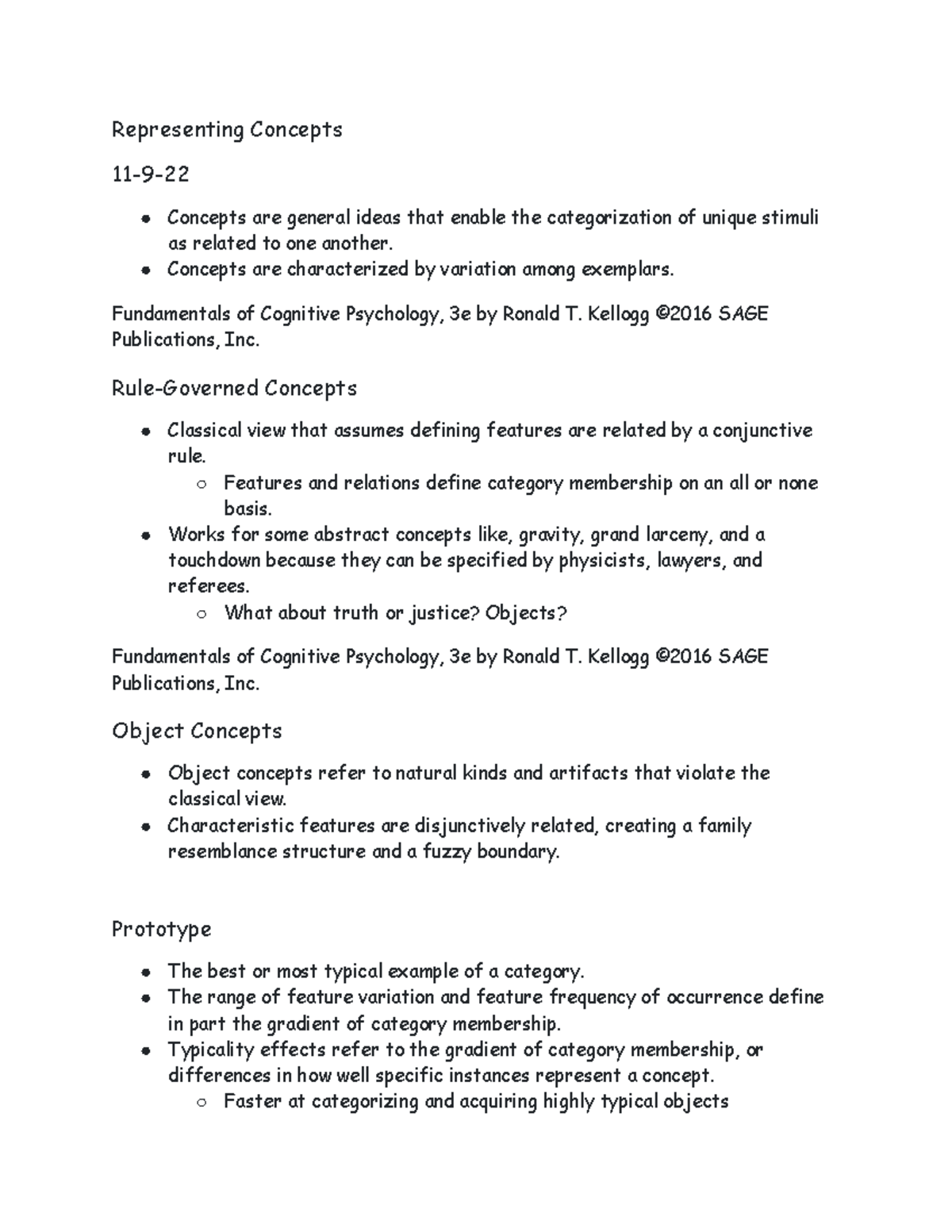 Representing Concepts - Representing Concepts 11-9- Concepts are ...