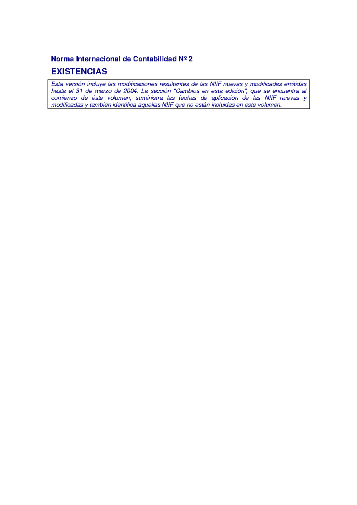 NIC 02 - Información de la NIC 2 - Norma Internacional de Contabilidad ...