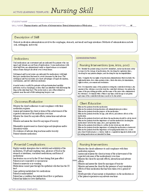 Safe Medication Administration And Error Reduction 2 - Nurs 210 ...