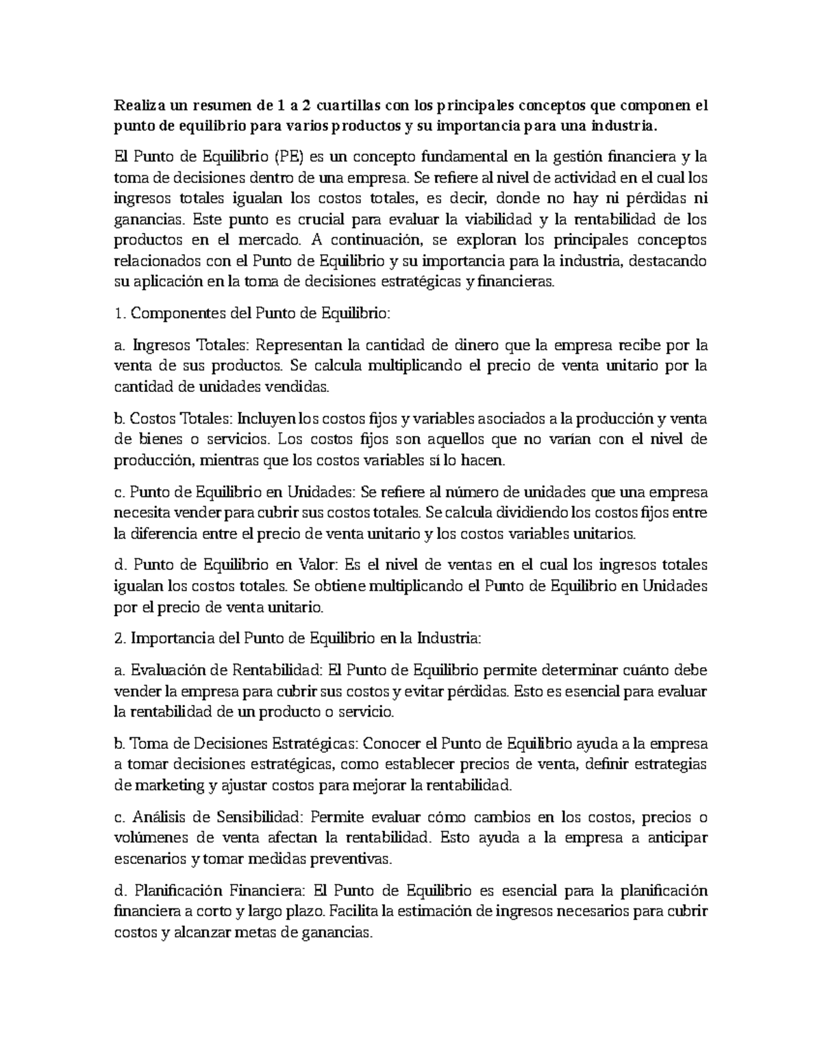 A4 resúmen admin de operaciones - Realiza un resumen de 1 a 2 ...