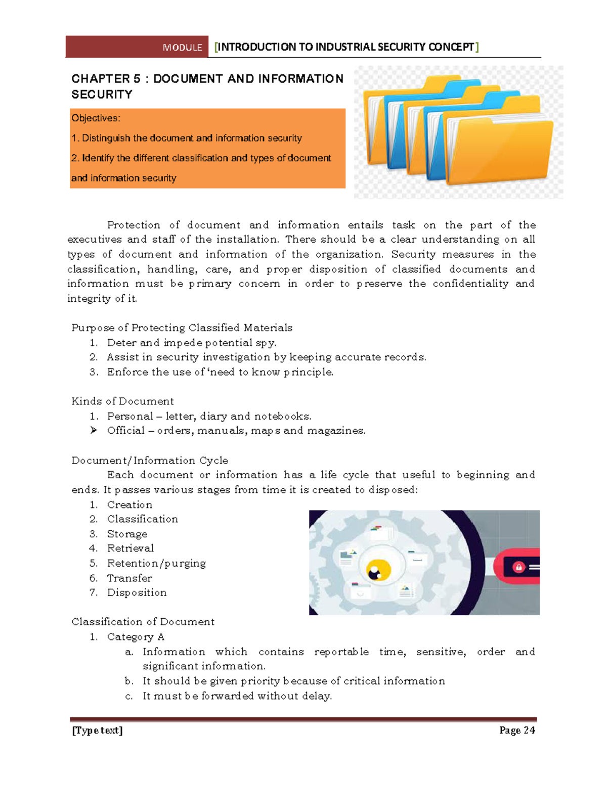 Cplea 3 5-7 - Lecture notes Chaoter 5-7 - CHAPTER 5 : DOCUMENT AND ...