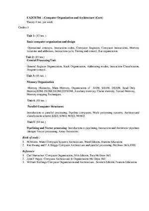 Bachelor of Computer Applications - BCA2020 - MG University - Studocu