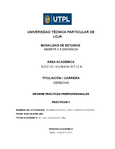 Practitum III Prácticas Pre Profesionales. - Prácticum III - UTPL - Studocu