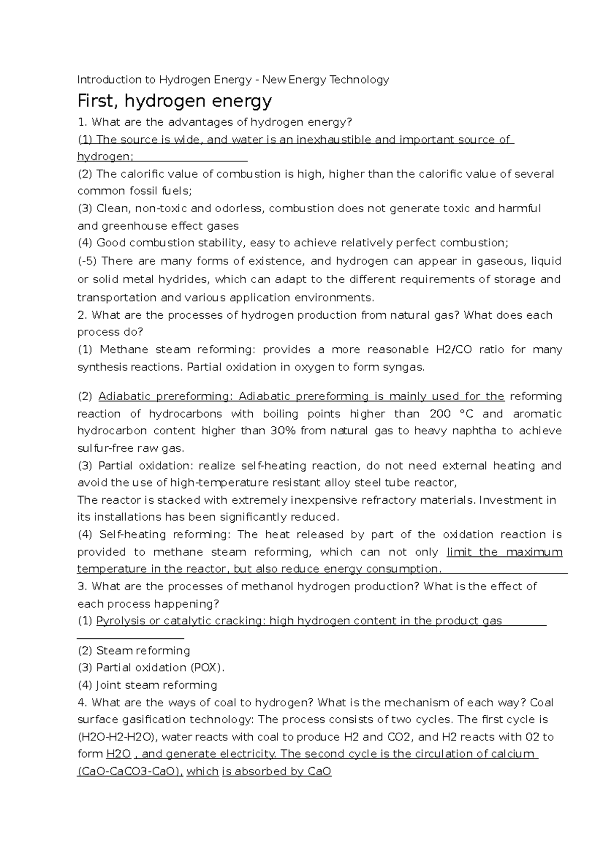 Introduction to Hydrogen Energy - New Energy Technology - What are the ...