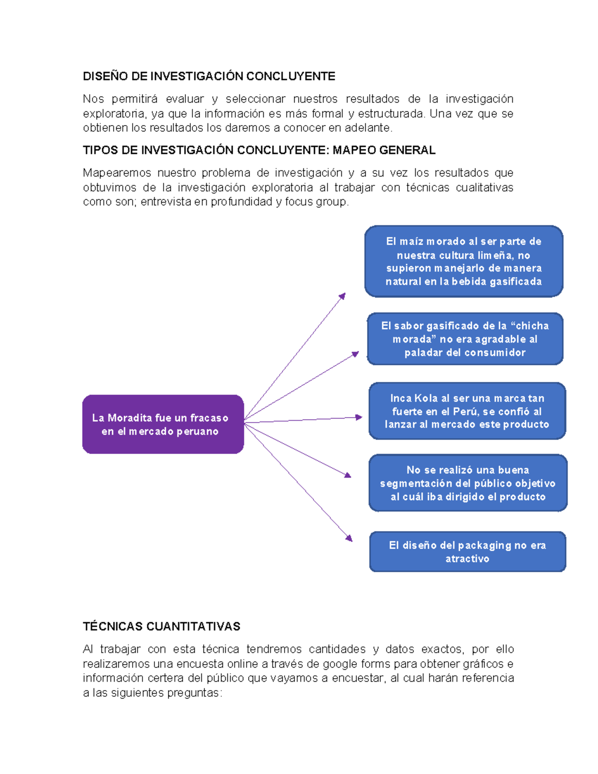 Diseño DE Investigación Concluyente - DISEÑO DE INVESTIGACIÓN ...