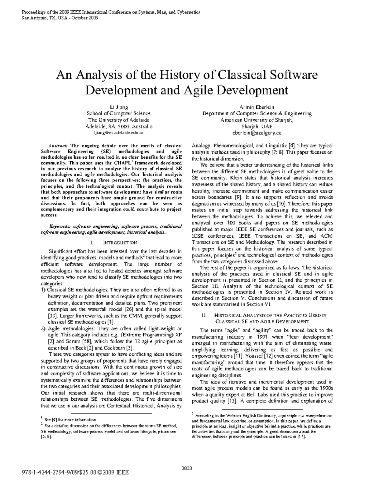 Software engineering - An Analysis of the History of Classical Software ...