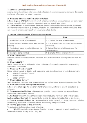 IT 402 Green Skills Class 10 Notes - IT 402 Green Skills Class 10 Notes ...