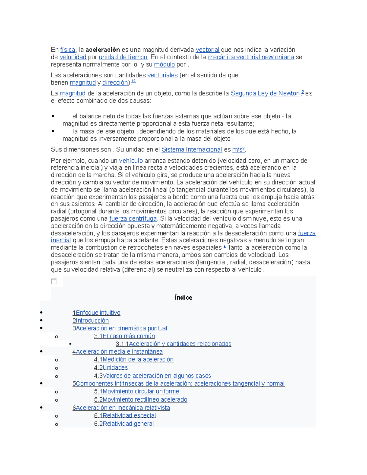 Aceleracion - Todo sobre la aceleración - En física, la aceleración es ...