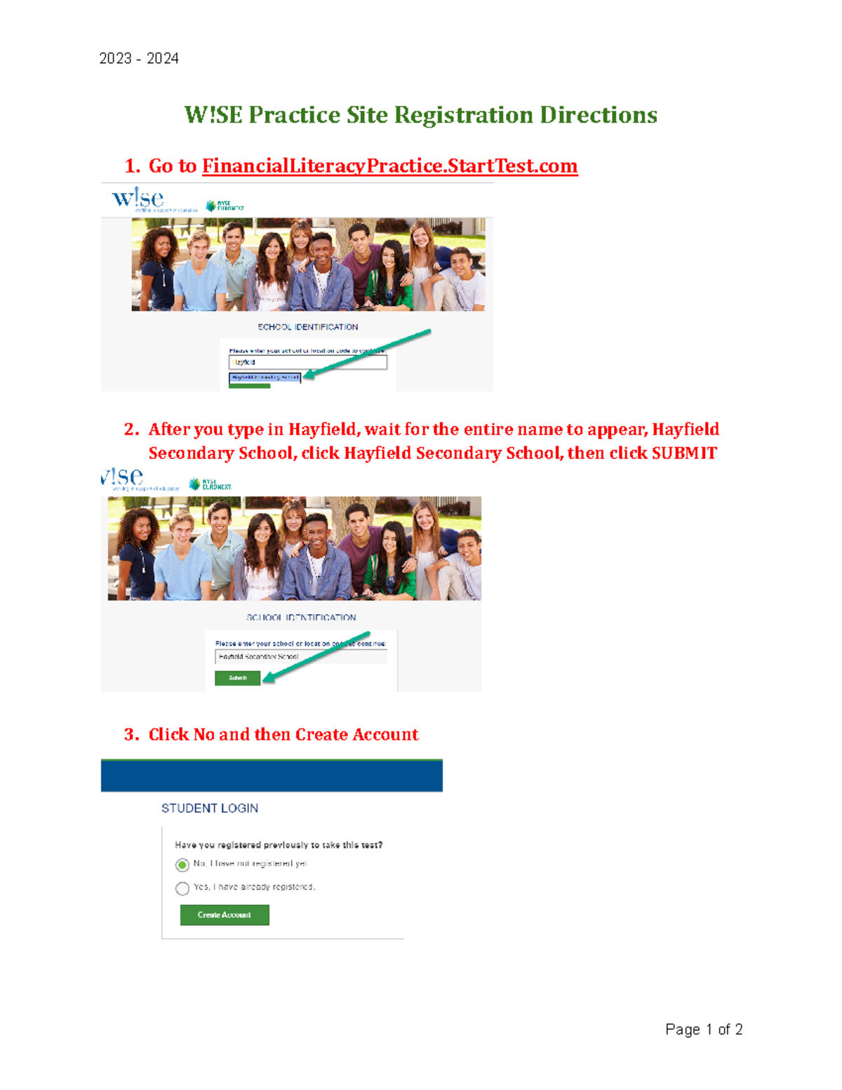 2023-2024+WSE+Practice+Site+Registration+Directions+ - 2023 - 2024 W!SE ...