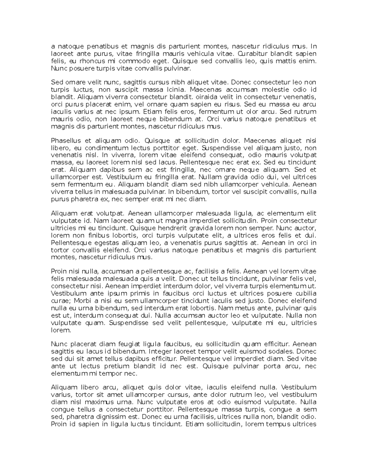 Tis est congue tristique 8 - a natoque penatibus et magnis dis ...