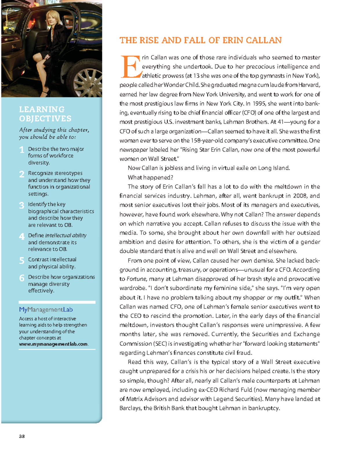 Chapter 2 (highlighted) - THE RISE AND FALL OF ERIN CALLAN 38 E rin ...