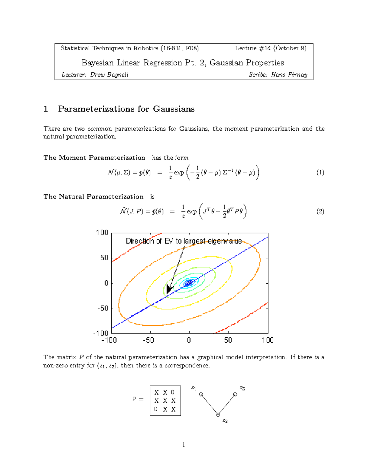 16-831-lecture 14-Bayes Regression 2 and Gaussian Properties ...