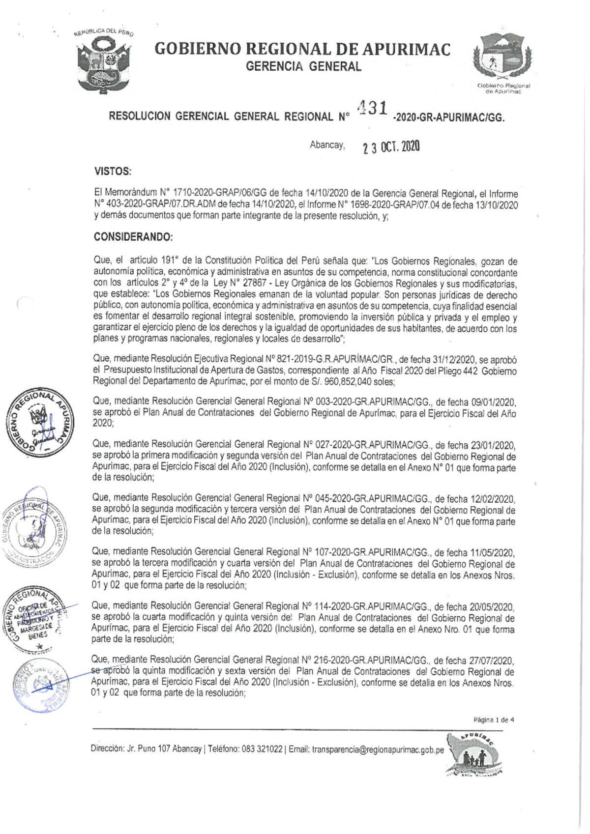 Resolucion PAC cuarta version 9 8 mod - auditoria - Studocu