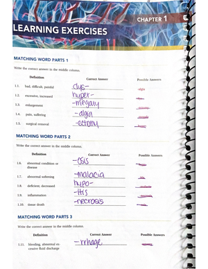 Chapter 9 MT - Medical terminology vocab/lecture notes/ LE -cele means ...