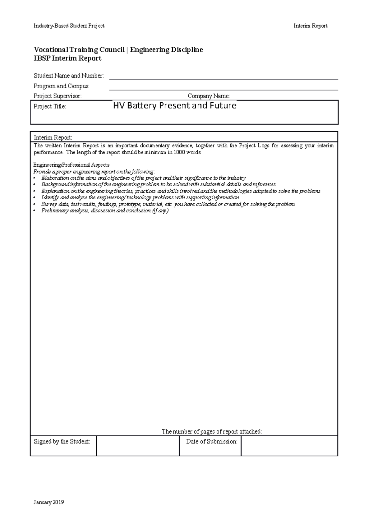 IBSP-Interim Report v33 - Industry-Based Student Project Interim Report ...