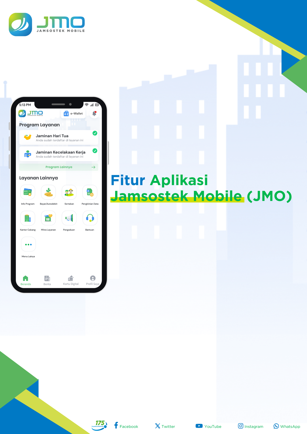 Tutorial FItur Aplikasi JMO - Fitur Aplikasi Jamsostek Mobile (JMO ...