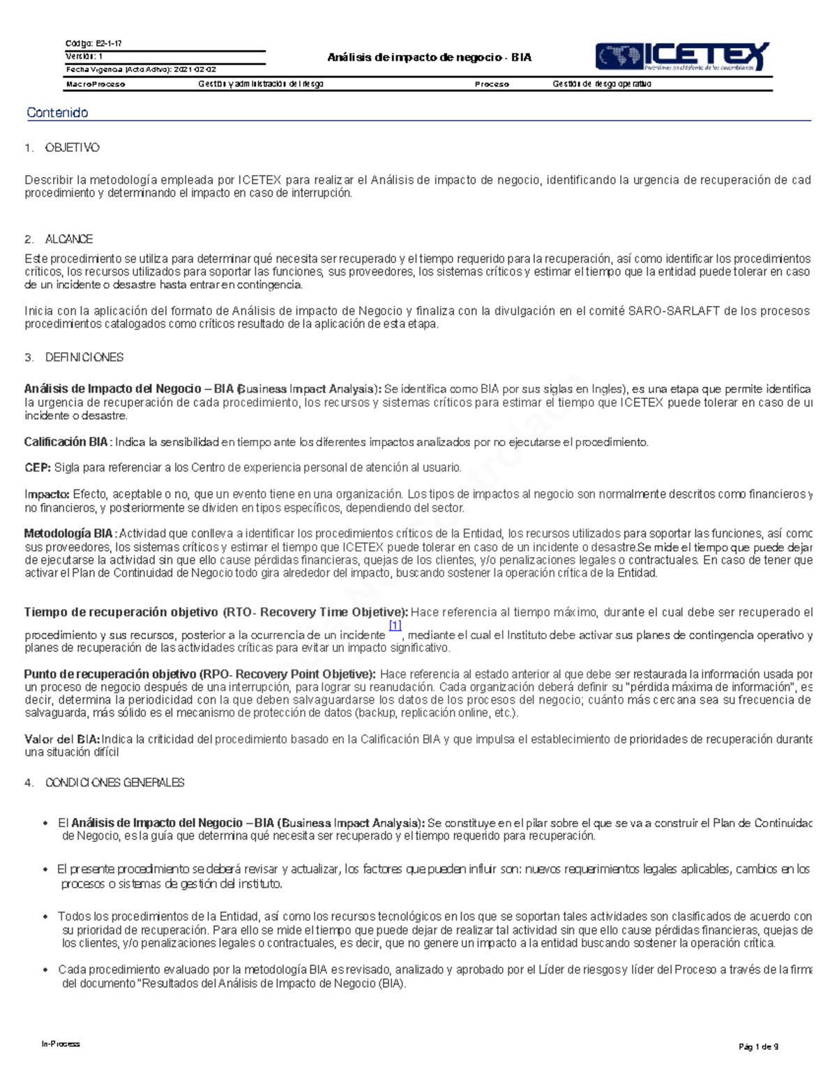 E2-1-17-analisis-de-impacto-de-negocios-bia-vers1 - Contenido 1. OBJETI ...
