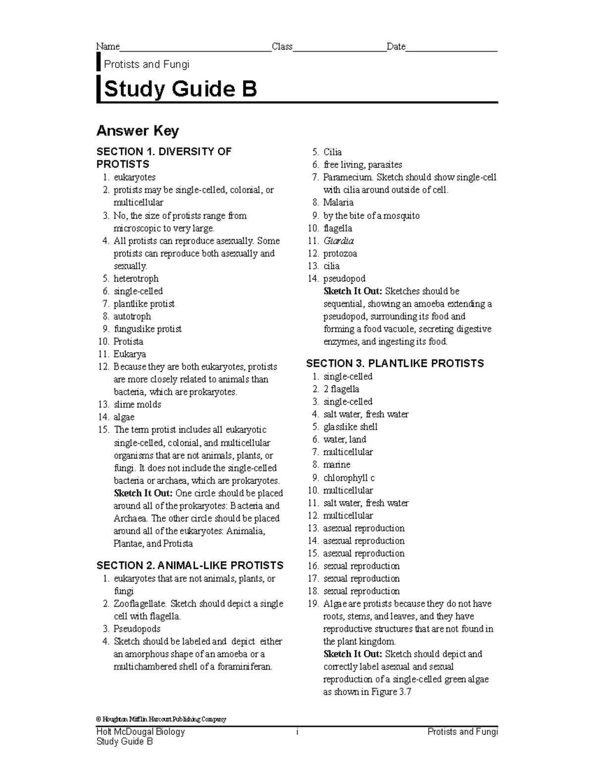 Study-guide-protists-and-fungi-word - - Studocu