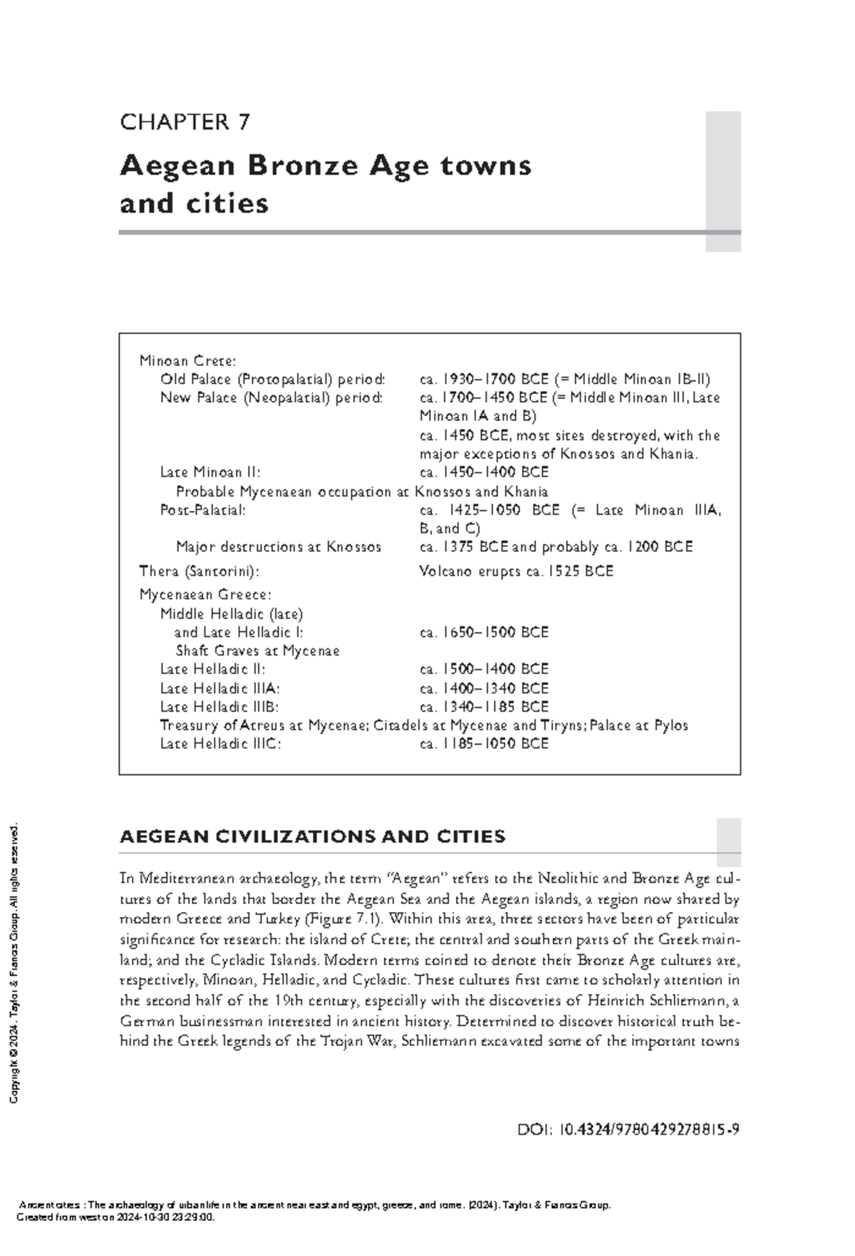 Ancient Cities The Archaeology of Urban Life in th... - (Part 1 Cities ...