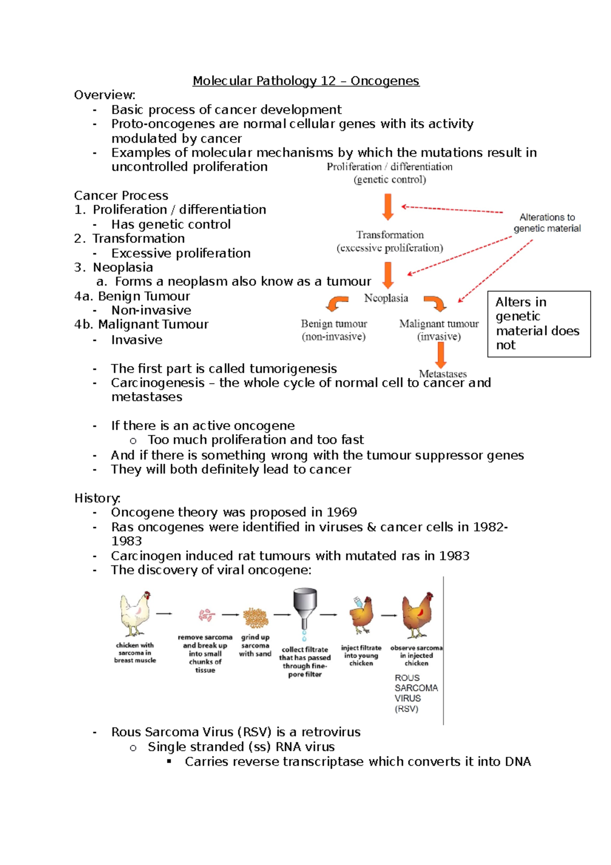 Molecular Pathology 12 - Oncogenes - Molecular Pathology 12 – Oncogenes ...