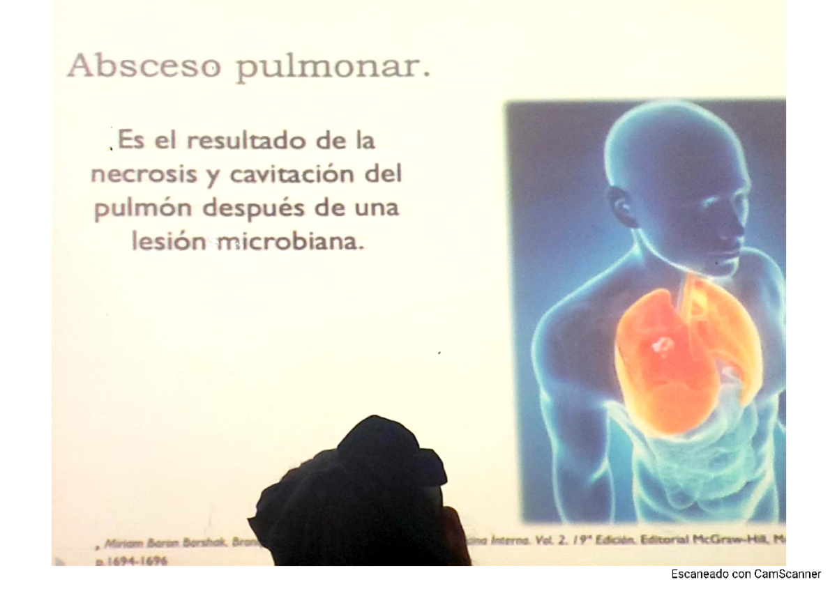 Absceso pulmonar y bronquiectasias - pneumopatologia - Studocu