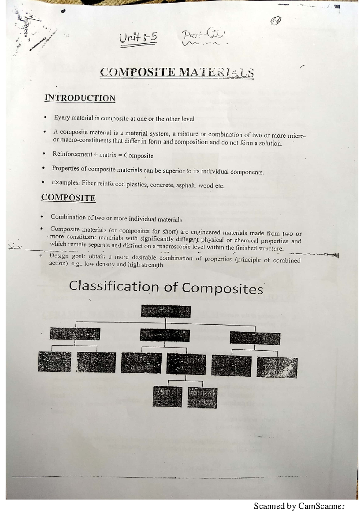 Composites - Lecture notes 1 - Material Science - Studocu